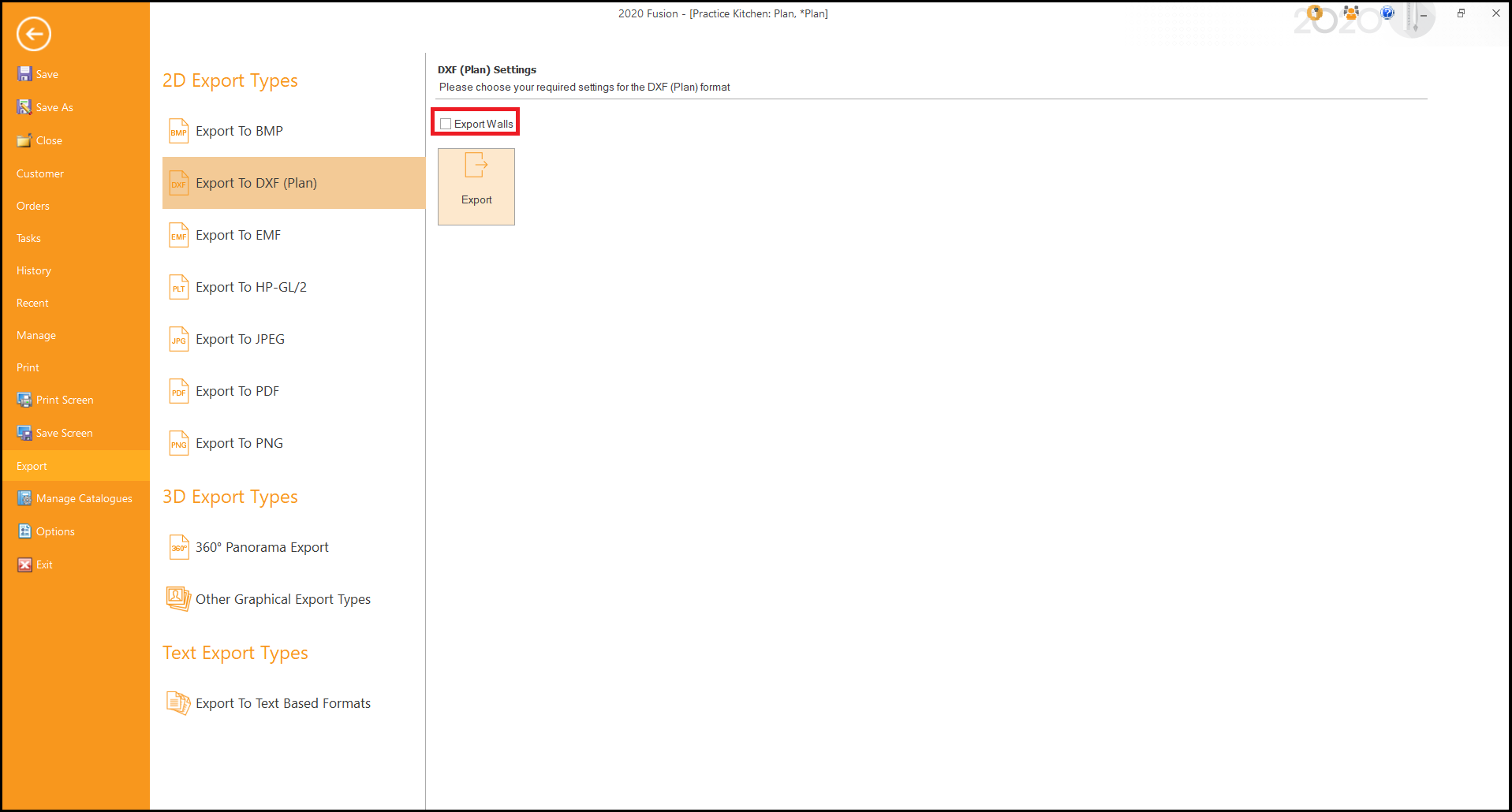 Exporting a Design to DXF – Fusion