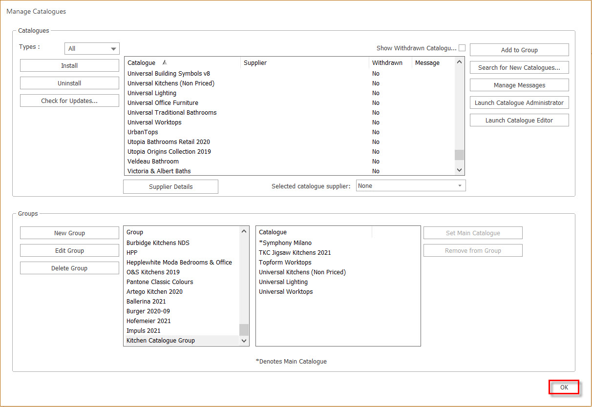 How to Add or Remove Catalogue from a Catalogue Group in 2020 Fusion Standalone – Fusion