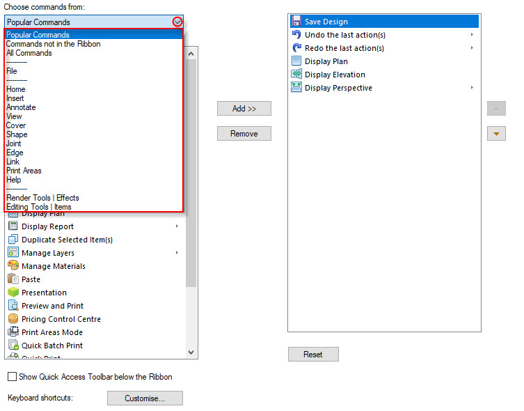 How To Add Or Remove Commands In The Quick Access Toolbar In 2020 Fusion Fusion 7951