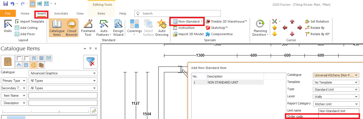 How to Add/Change an Order Code for Non-Standard Items and Installation ...