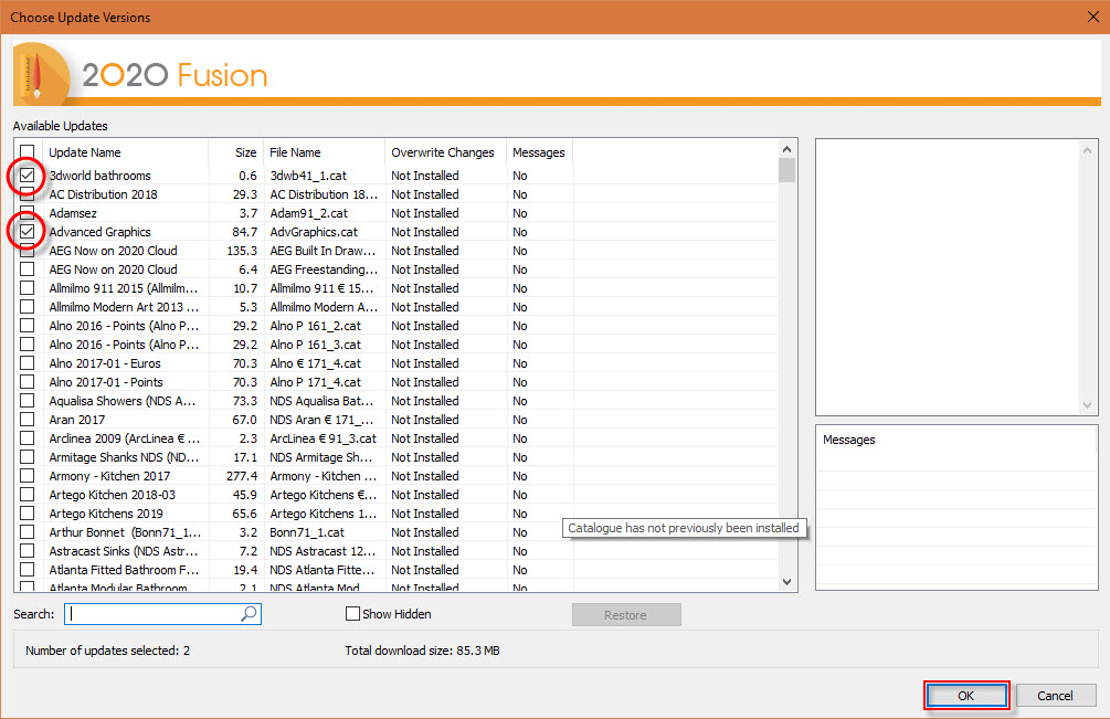 How to Check and Install Catalogue Updates in 2020 Fusion – Fusion