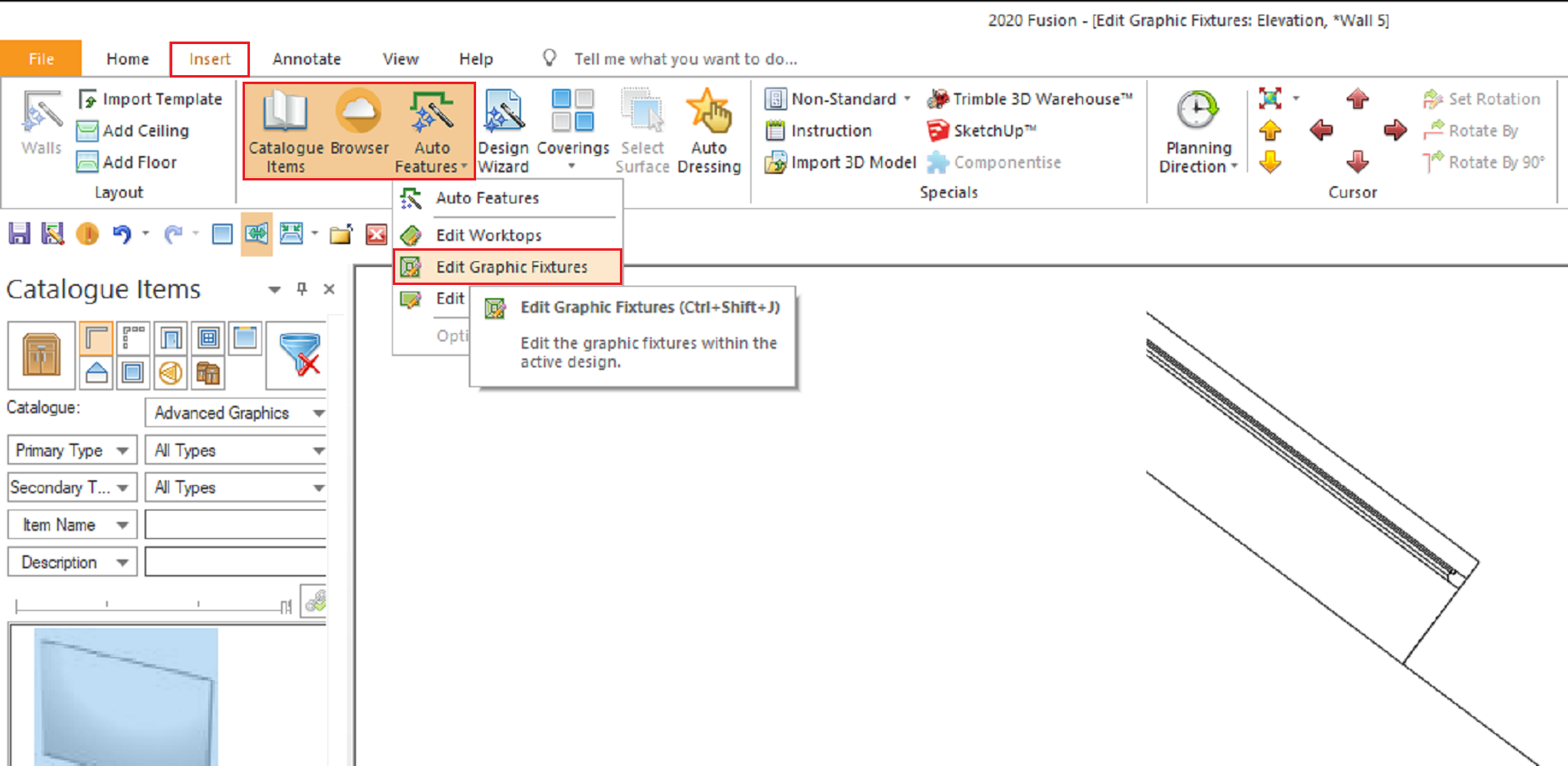 How to use Edit Graphic Fixtures with Sloped Ceilings and Velux Windows ...