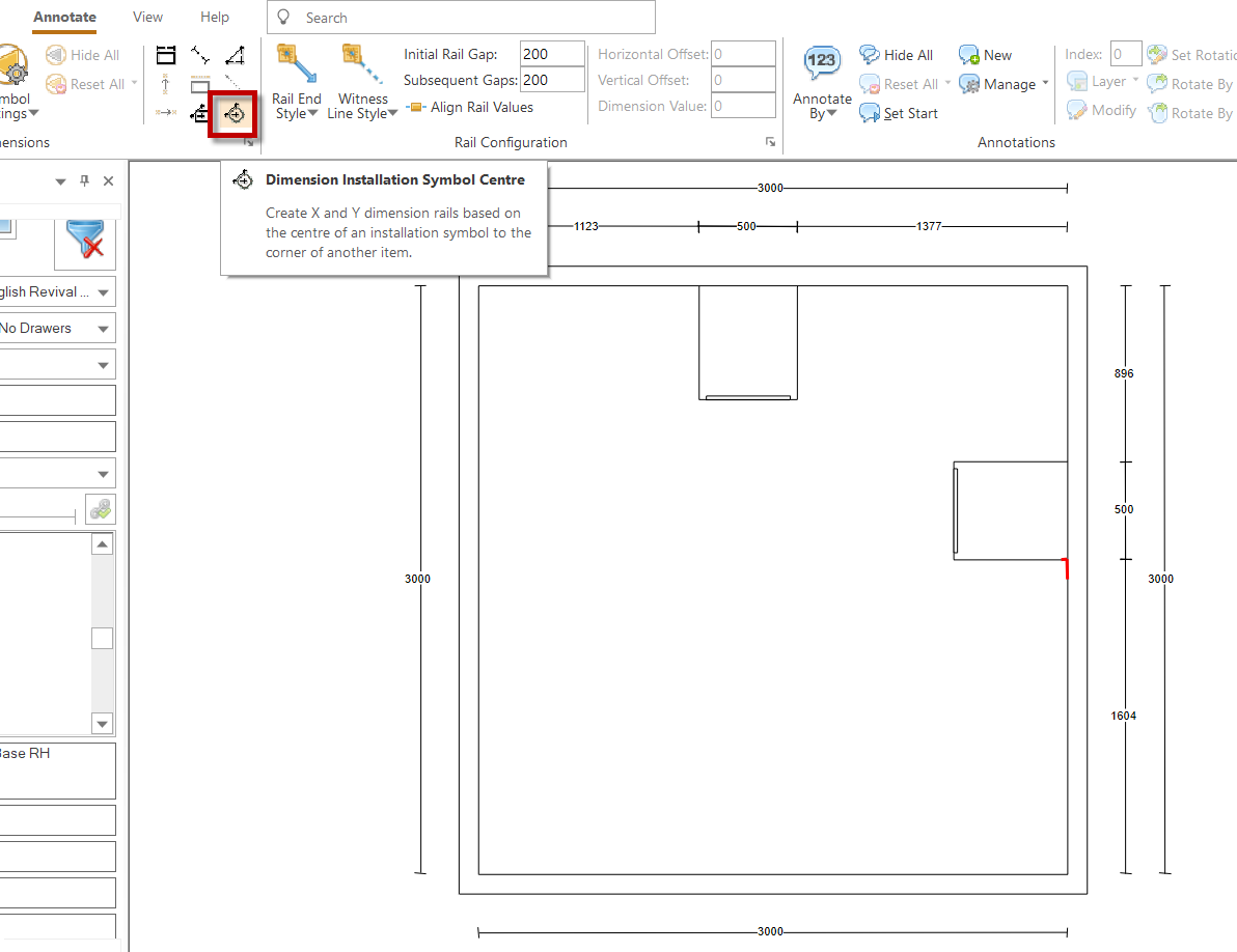 Using the Dimension Item Centre Tool in 2020 Fusion – Fusion